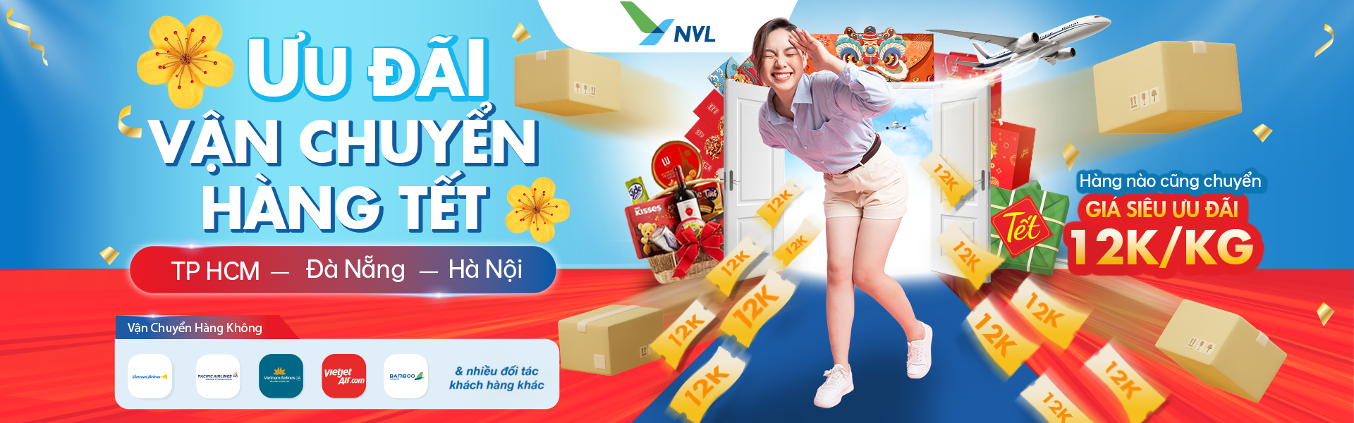 Vận tải hàng hóa nội địa bằng đường hàng không - Nam Việt Logistics