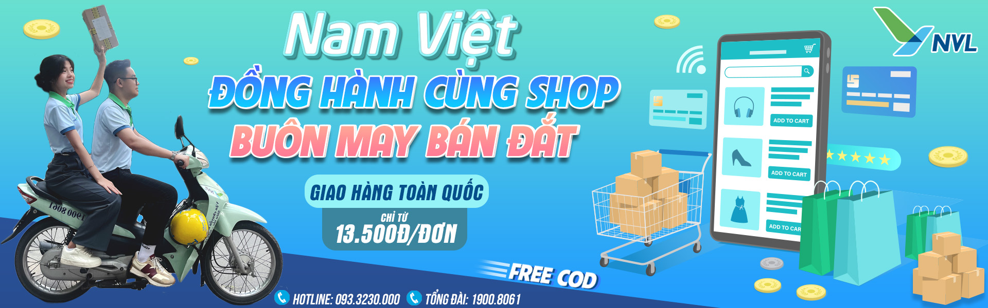 Vận tải hàng hóa nội địa bằng đường hàng không - Nam Việt Logistics